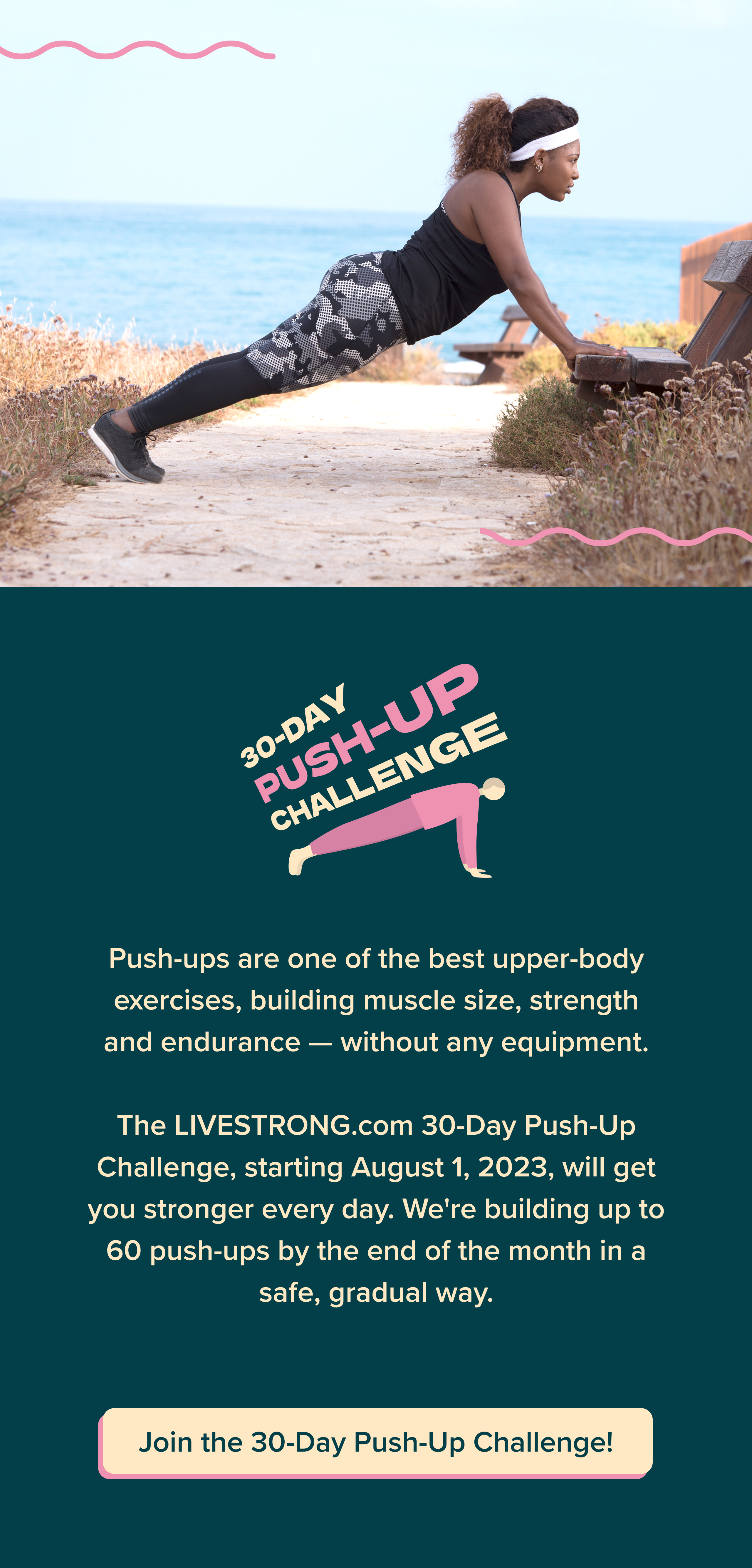 Livestrong: Join the 30-Day Push-Up Challenge for Upper-Body Strength, Stability and Stamina ...