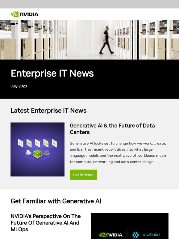 Nvidia: Generative AI, Building an AI-Ready Data Center, and More | Milled