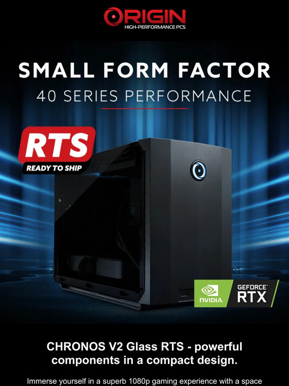 Origin PC: CHRONOS V2 Glass Ready-To-Ship and available now | Milled