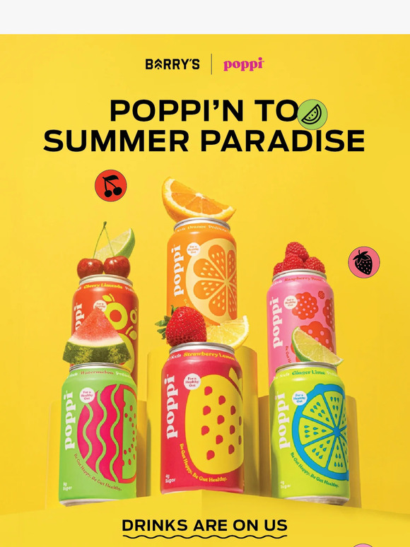 Barry's: Poppi is back, all summer long ☀️ | Milled