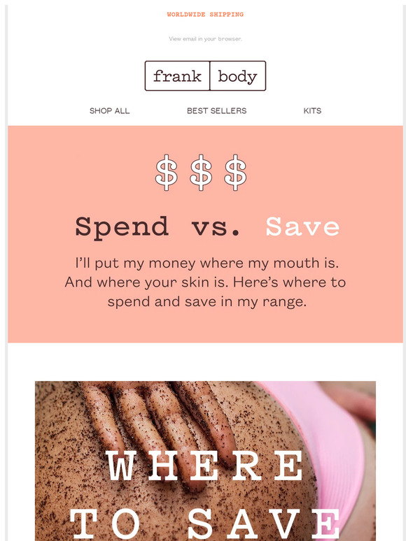 Frank Body: 💳💥 My frank skin-vestment guide. | Milled