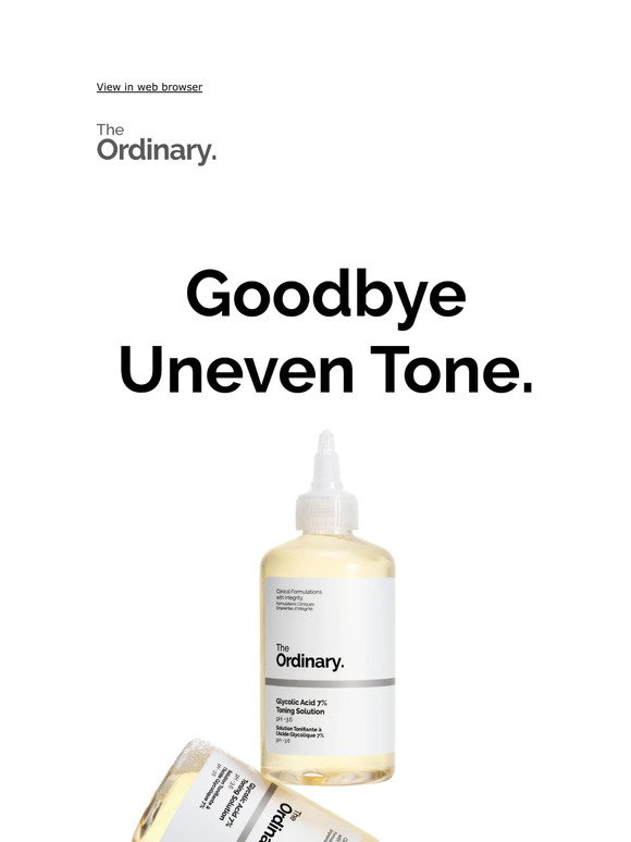 The Ordinary: Target uneven skin tone. | Milled