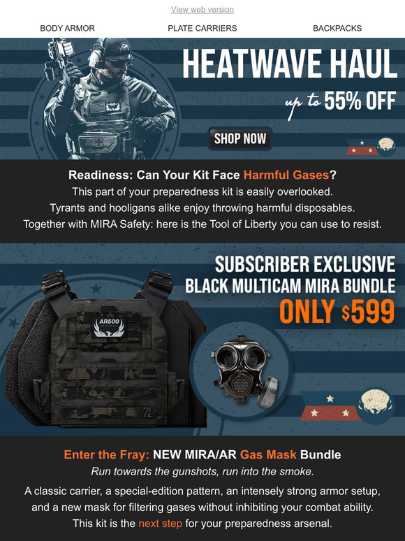 AR500 Armor: 💥 NEW PRODUCT: Gas Mask/Armor Bundle | Milled