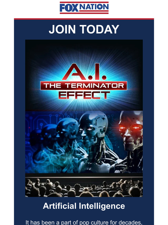 Fox News: Watch A.I.: The Terminator Effect to uncover this frightening ...