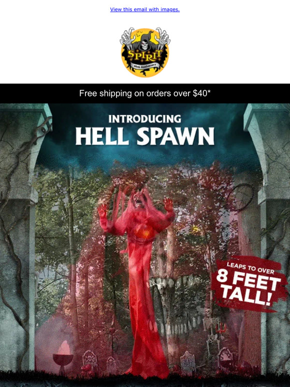 Spirit Halloween: 😈 NEW animatronic: Hell Spawn! | Milled