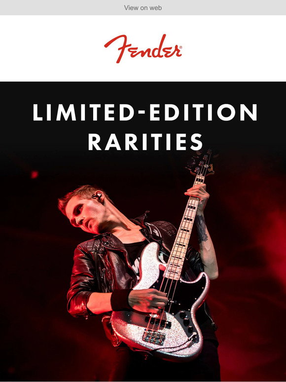 Fender UK: Explore Our Limited Edition Models | Milled