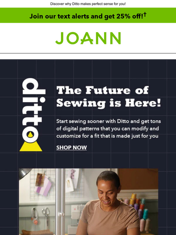 JoAnn: Simplify sewing with Ditto (Find out how now!) | Milled