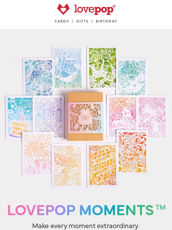 Lovepop Cards: Stunning Laser-Cut Cards for Every Occasion | Milled