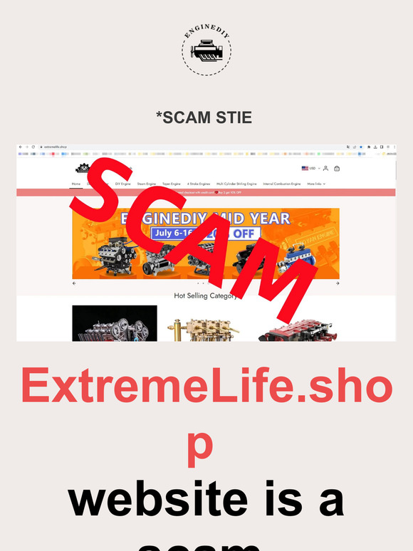 Enginediy: Beware of a scam | Milled