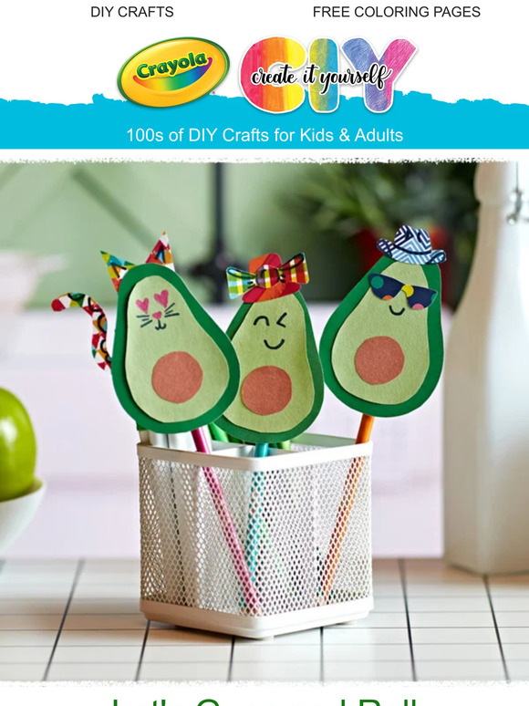 Crayola: Avocado lovers, this craft is your jam! | Milled