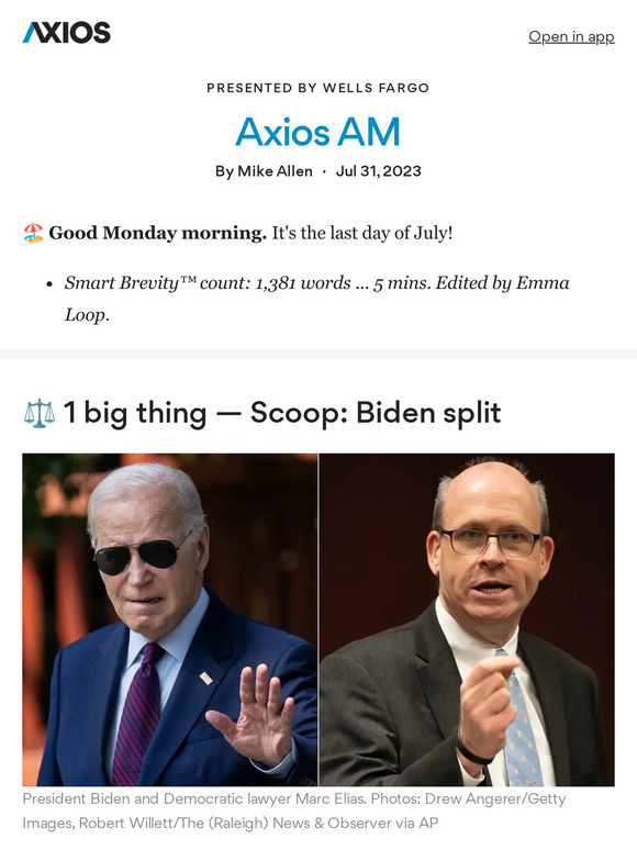 Axios: 🤖 Axios AM: Try our deepfake quiz | Milled