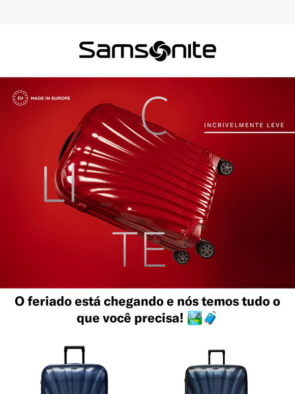Samsonite: Abra as portas para o extraordinário com C-Lite! ️🏔️🧳 | Milled