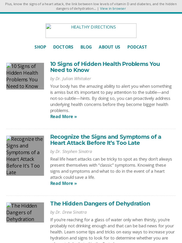 Healthy Directions: 10 signs you might have a hidden health problem ...