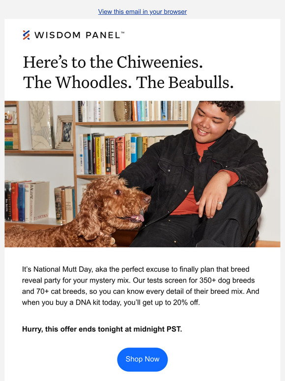 Wisdom Panel: It’s National Mutt Day! 🐶🧬🐈‍⬛ | Milled