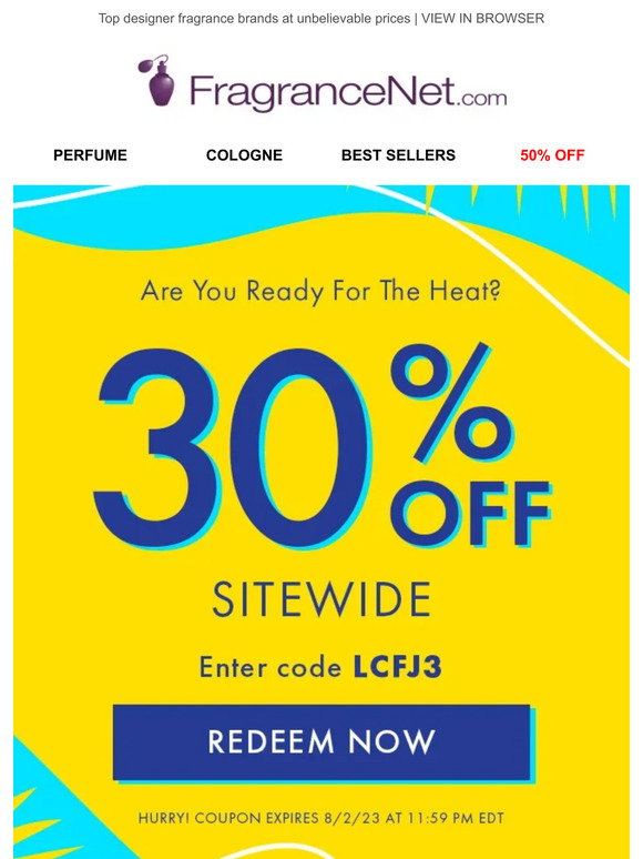 FragranceNet: Wait, what? Thousands of Designer Brands are 30% OFF ...