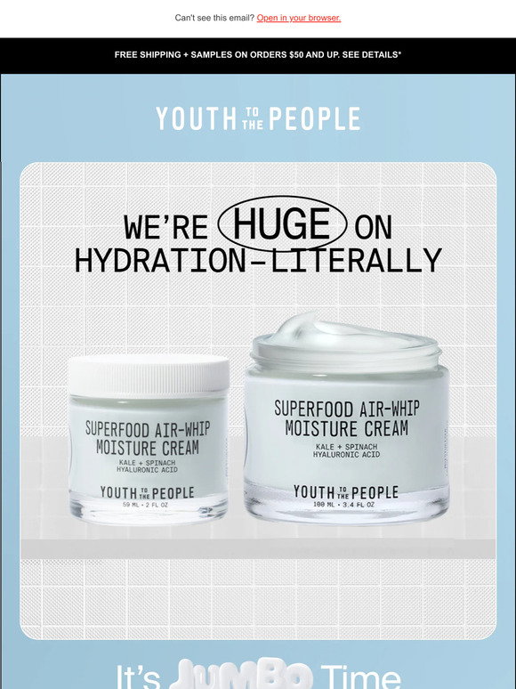 Youth To The People: Introducing the *NEW* Jumbo Air-Whip | Milled
