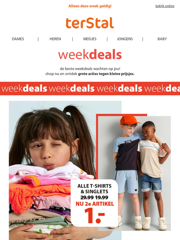 terStal: GROTE ACTIES | kleine prijsjes | OP = OP | Milled