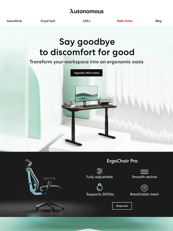 Autonomous Transform Your Workspace Into An Ergonomic Oasis 💆 Join The Autonomous Discord Today