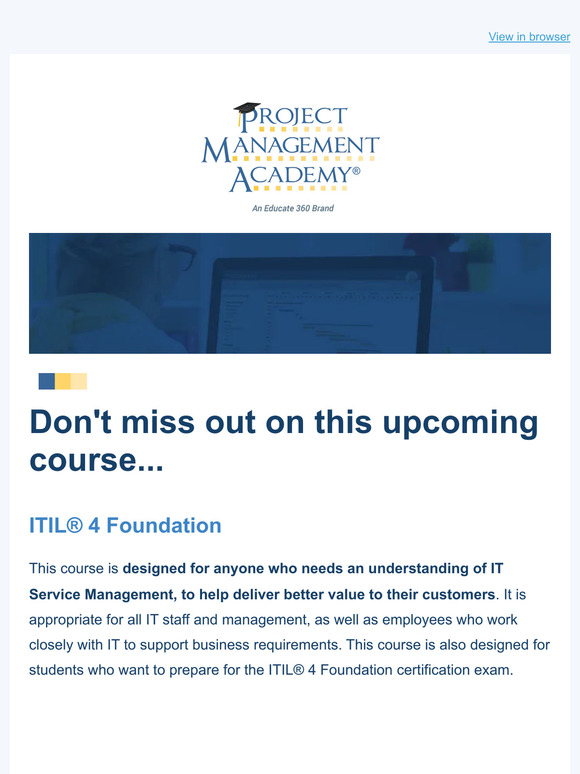 Project Management Academy: Discover how ITIL 4 Foundation Creates a ...