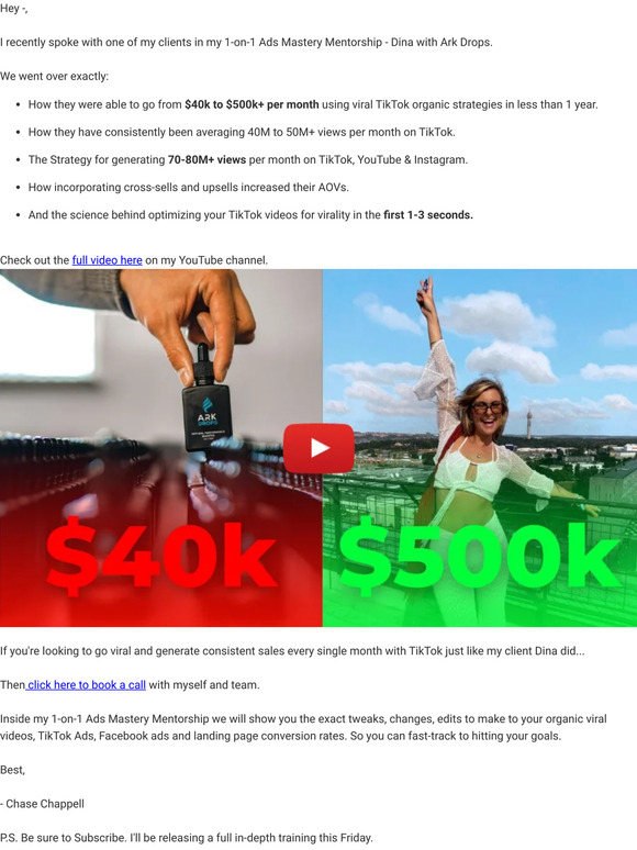Chase Chappell: How They Make $500k+ Per Month on Shopify (Viral TikTok ...