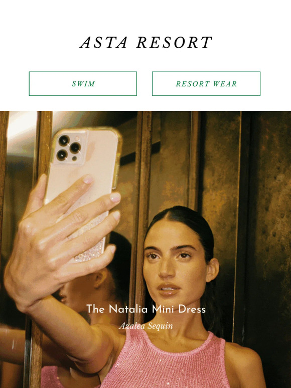 Asta Resort: THE NATALIA MINI IN AZALEA | Milled