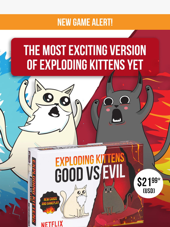 Exploding Kittens: New Rules. New Cats. New Mayhem 💥 | Milled