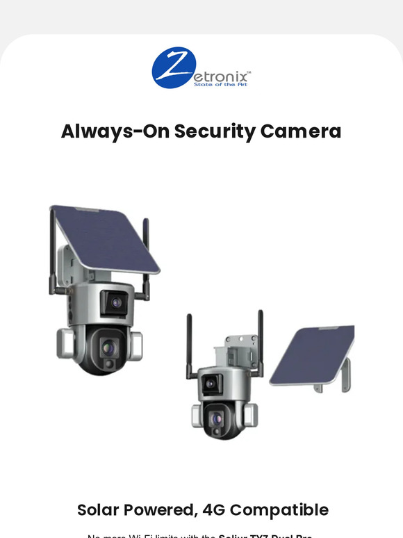 Zetronix: 📹 Unleash Ultimate Security: Solar-Powered 4K Surveillance ...