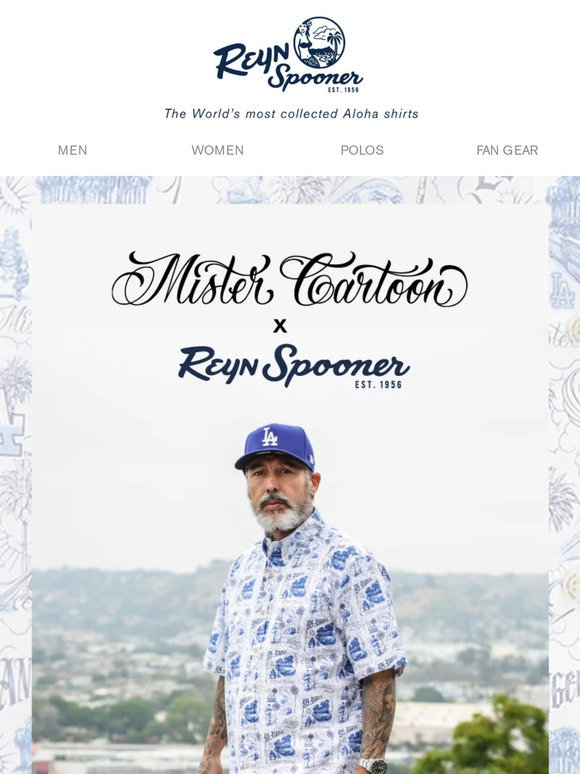 Reyn Spooner: Introducing Mister Cartoon x Reyn Spooner | Milled