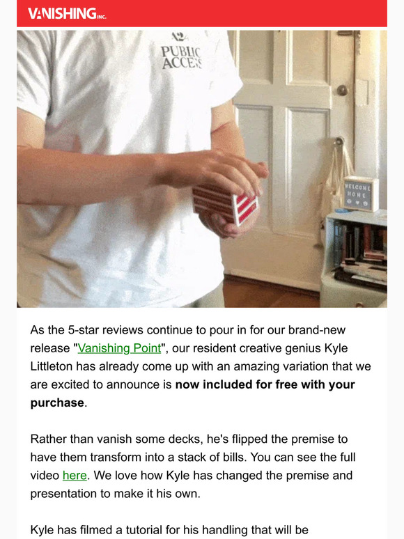 Vanishing Inc.: Make $1000 appear from nowhere! | Milled