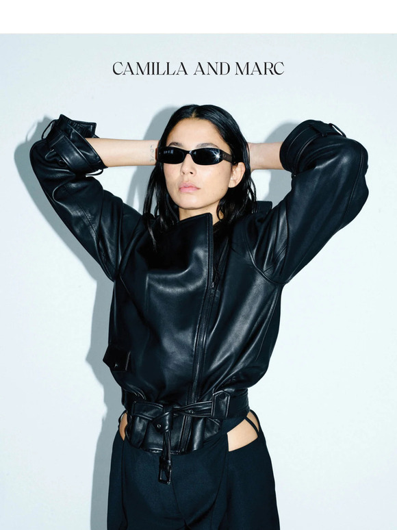 CAMILLA AND MARC: Jessica Gomes In New Leather 🖤 | Milled