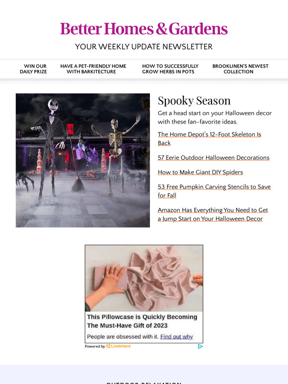 Better Homes and Gardens: 🎃 The First Sign of Halloween! The Home Depot ...