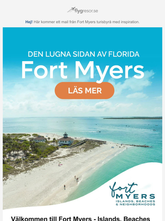 Flygresor: Välkommen till Fort Myers – Islands, Beaches & Neighborhoods ...