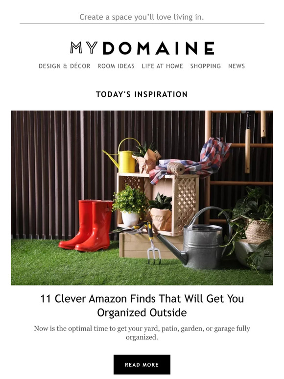 MyDomaine: 11 Clever Amazon Finds That Will Get You Organized Outside ...