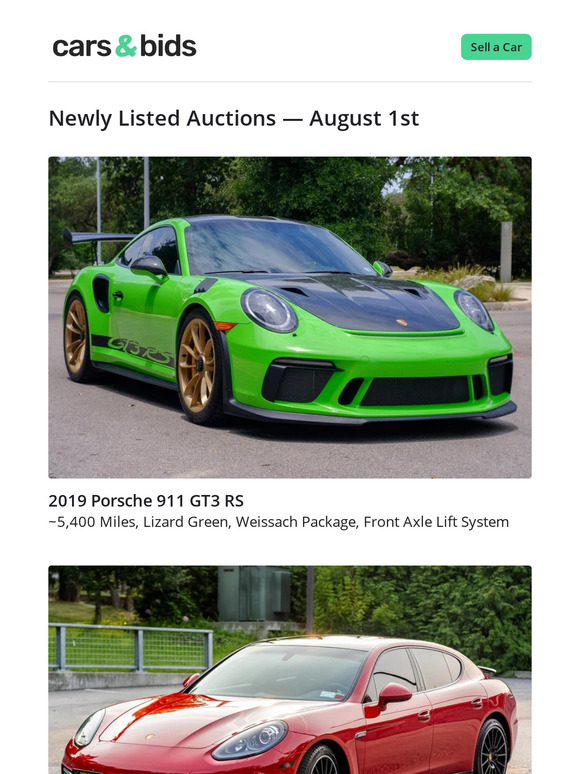 Cars & Bids: Cars & Bids Today | Milled