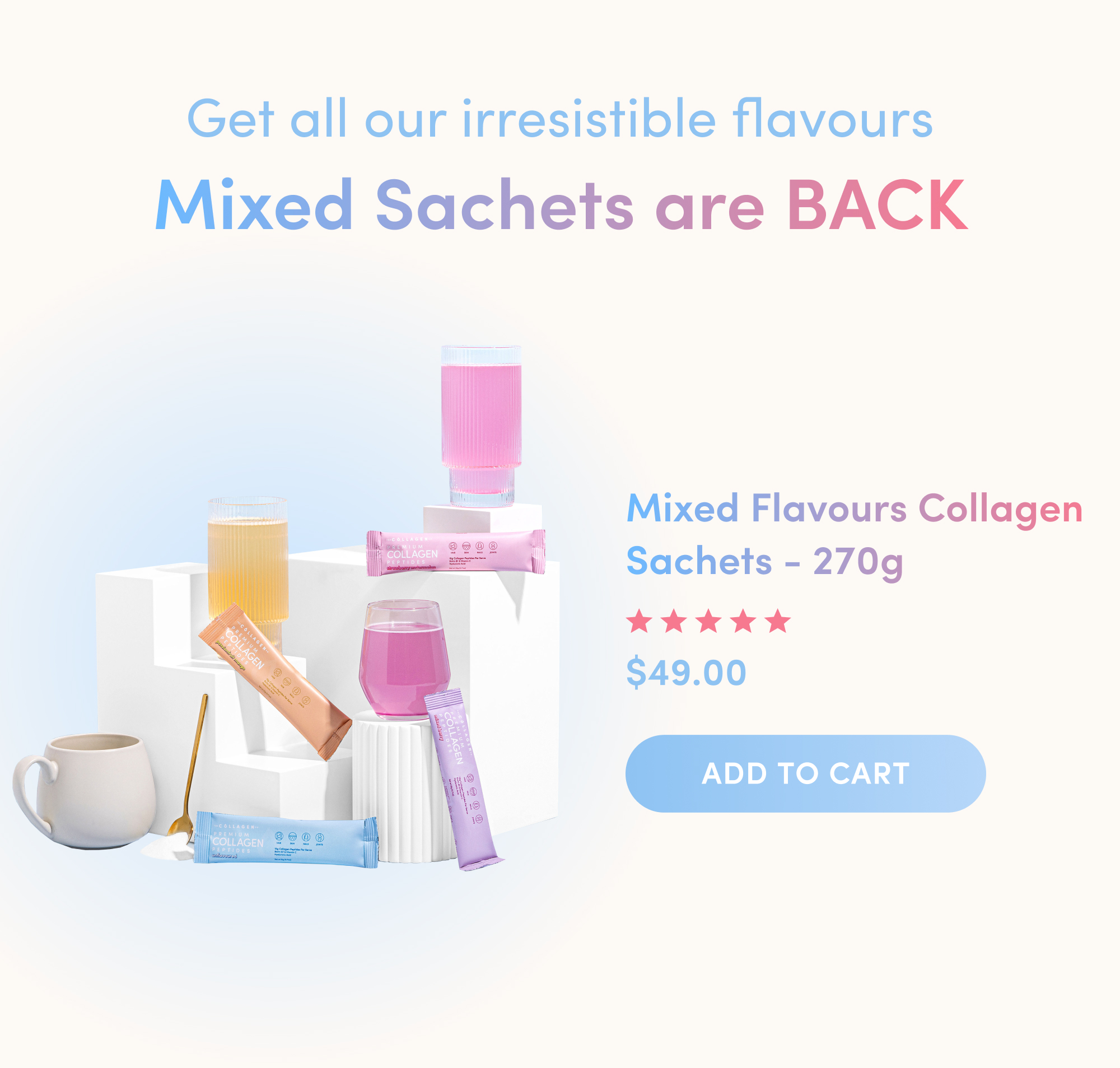 The Collagen Co.: 💕 Mixed Flavours Collagen Sachets are BACK! 💕 | Milled