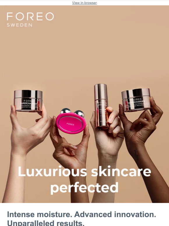 FOREO: Unleash luxurious beauty with the new FOREO SUPERCHARGED ...