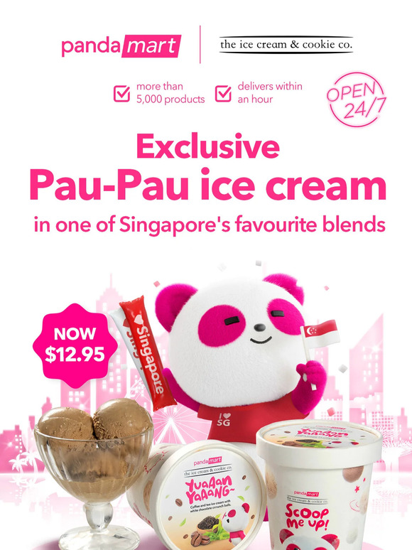 Foodpanda: New National Day Pau-Pau ice cream flavour?! 🍦 | Milled