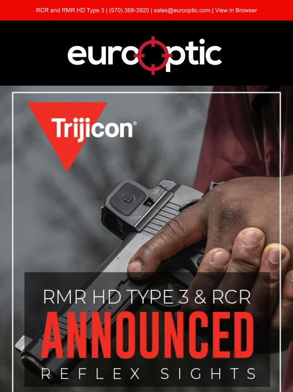 EuroOptic: JUST IN: Trijicon RMR HD Type 3 & RCR Announced! | Milled