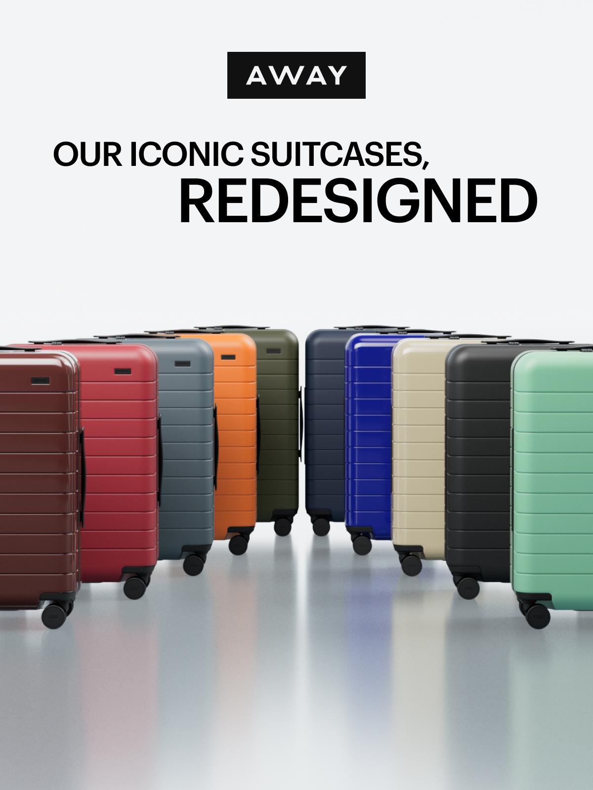Away: Introducing our redesigned Classic suitcases | Milled