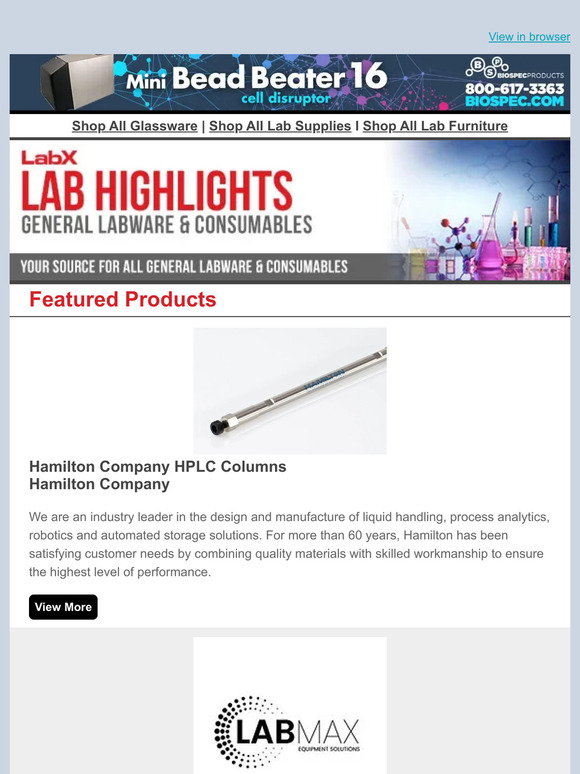 LabX: Get the latest in general labware & consumables from LabX | Milled
