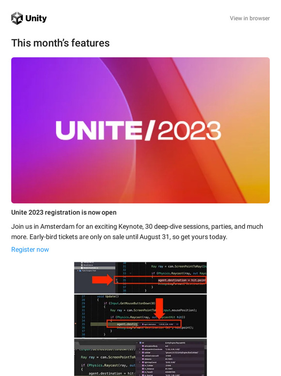Unity: Don’t Miss Out! Unite 2023, Debugging Tips and More Exciting ...