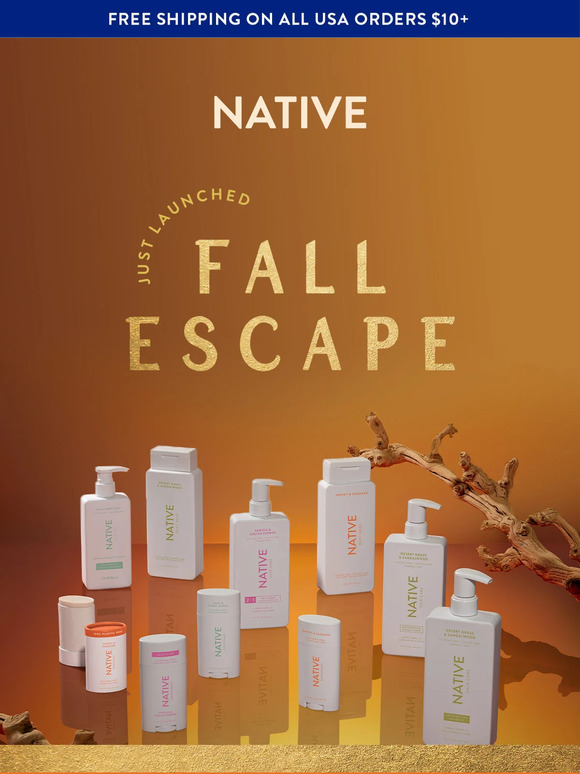 Native: NEW SCENTS: Escape to an Autumn Dreamland | Milled