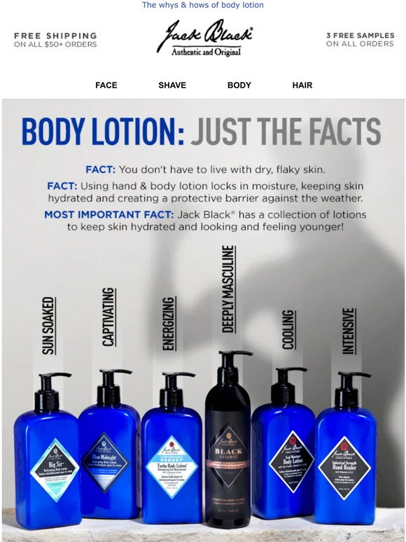 Jack Black: Dry, flaky, itchy skin? We got you. | Milled