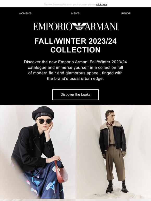 Armani: Discover the Iconic New Looks of the Fall/Winter 2023/24 ...