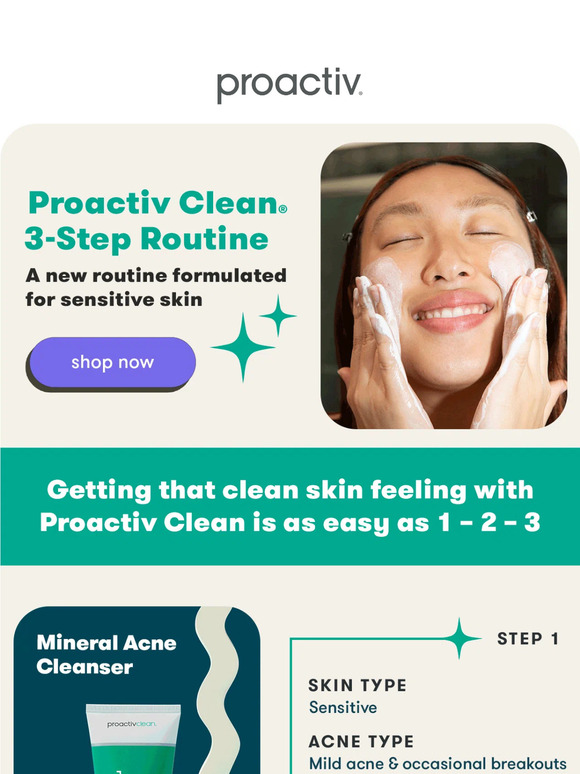Proactiv: Get to know Proactiv Clean | Milled