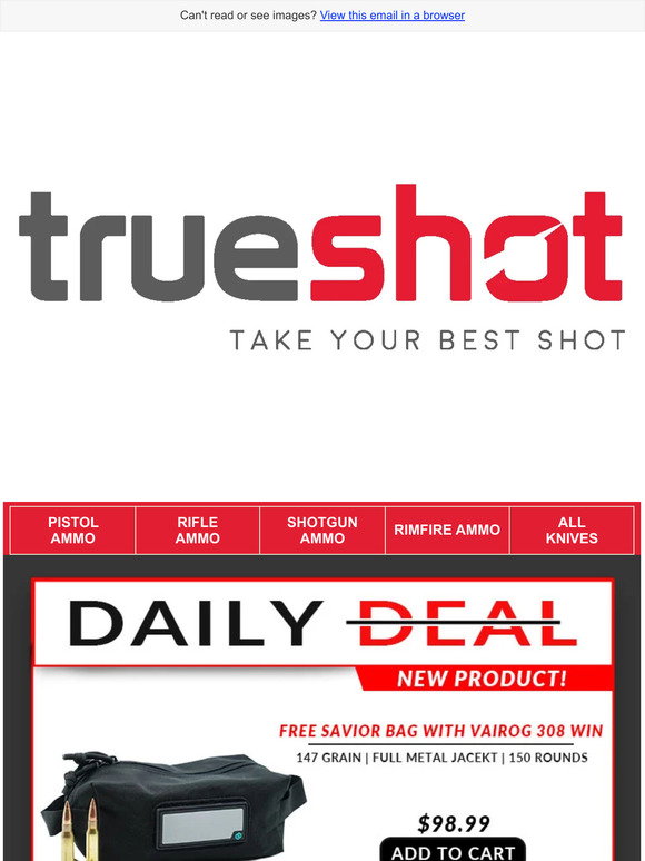 True Shot Gun Club: New Tactical Combo Drop: FREE Savior Bag + 150 ...