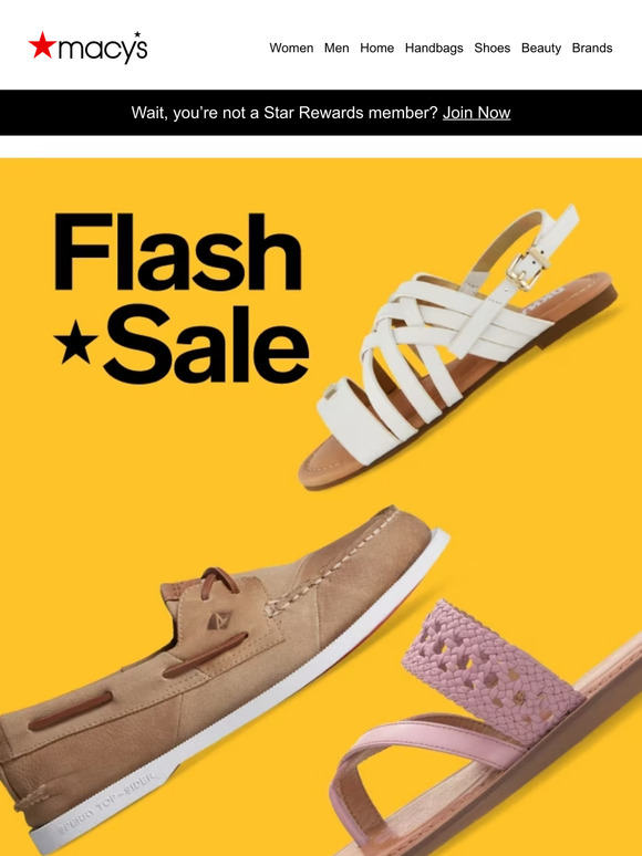 Macy's: Last chance for 50-65% off 👠, 👞, 👟 & more for all! | Milled