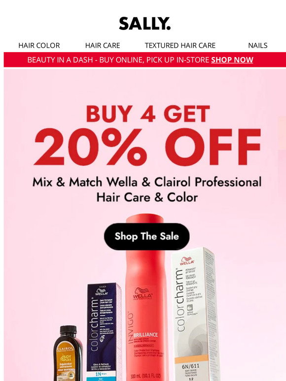 Sally Beauty: The Best Wella & Clairol Professional Deal Is Here! | Milled