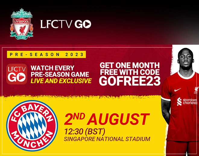 Liverpool FC: Watch LFC v Bayern Munich LIVE today on LFCTV GO | Milled