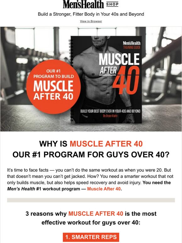 Men'sHealth: The Ultimate Workouts for Men Over 40 💪 | Milled